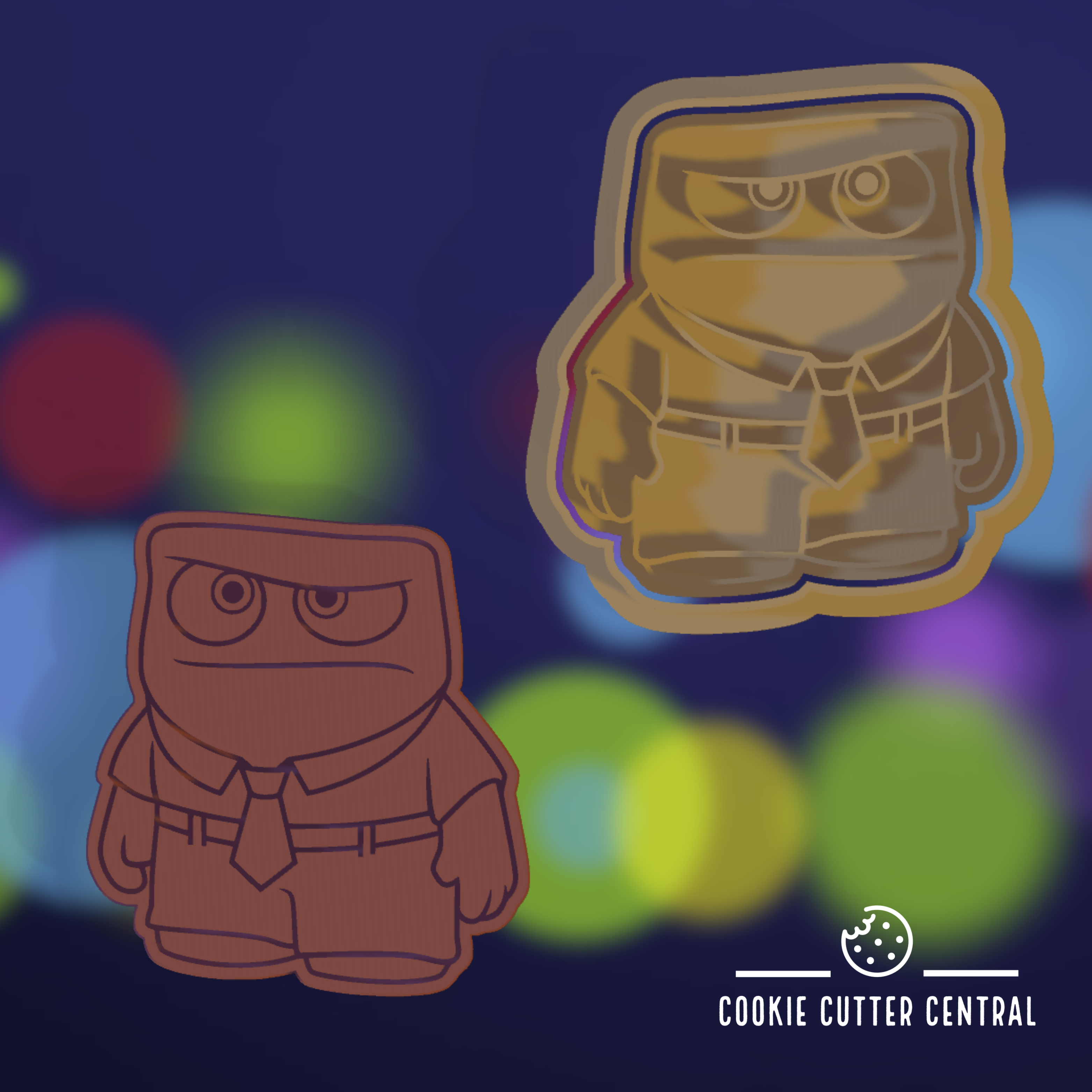 Disney Inside Out Anger Cookie Cutter and Embosser - 6.8cm x 6.2cm ...