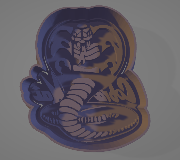 Cobra Kai Karate Kid Snake Logo Cookie Cutter and Embosser - 7.1cm x 6 ...