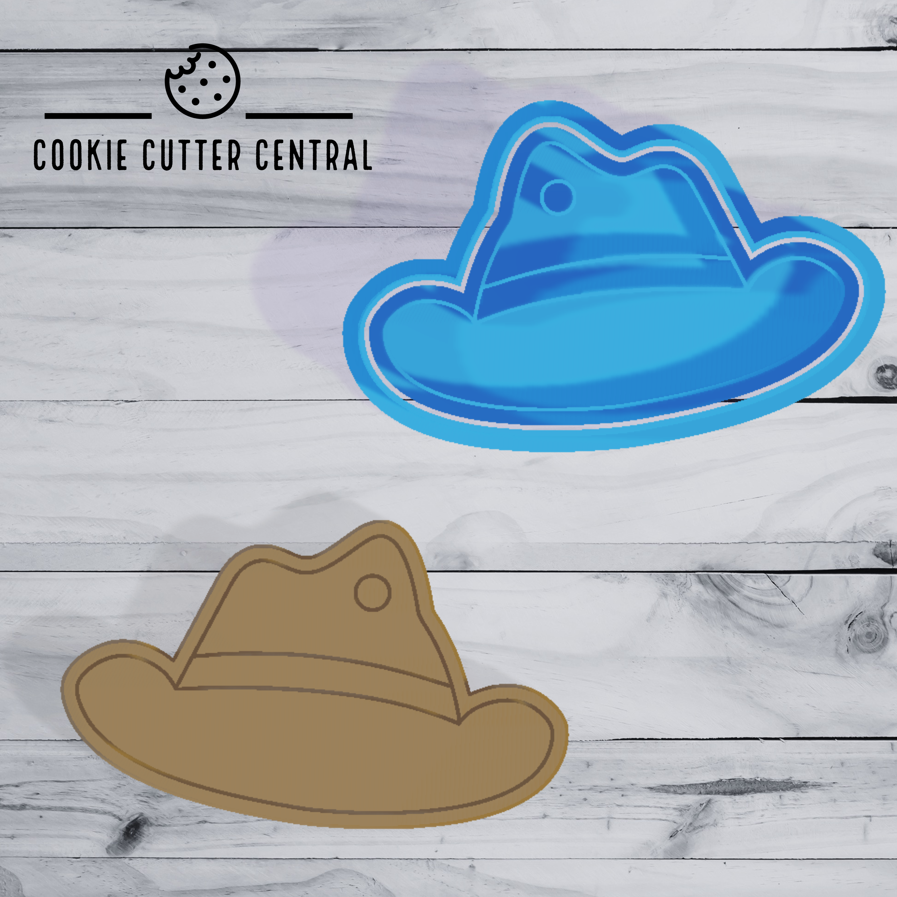 Bubble O'Bill Hat Cookie Cutter and Embosser - 5.6cm x 9.2cm – Cookie ...