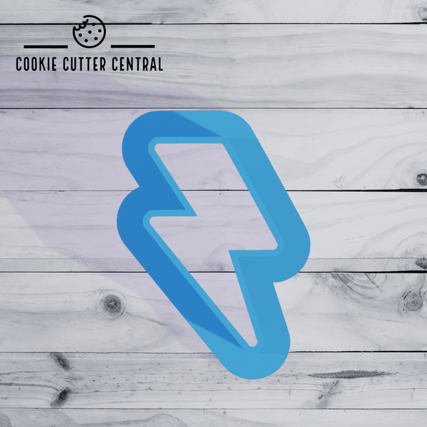 Mini Lightning Bolt Cookie Cutter - 2.5cm x 1.6cm – Cookie Cutter Central