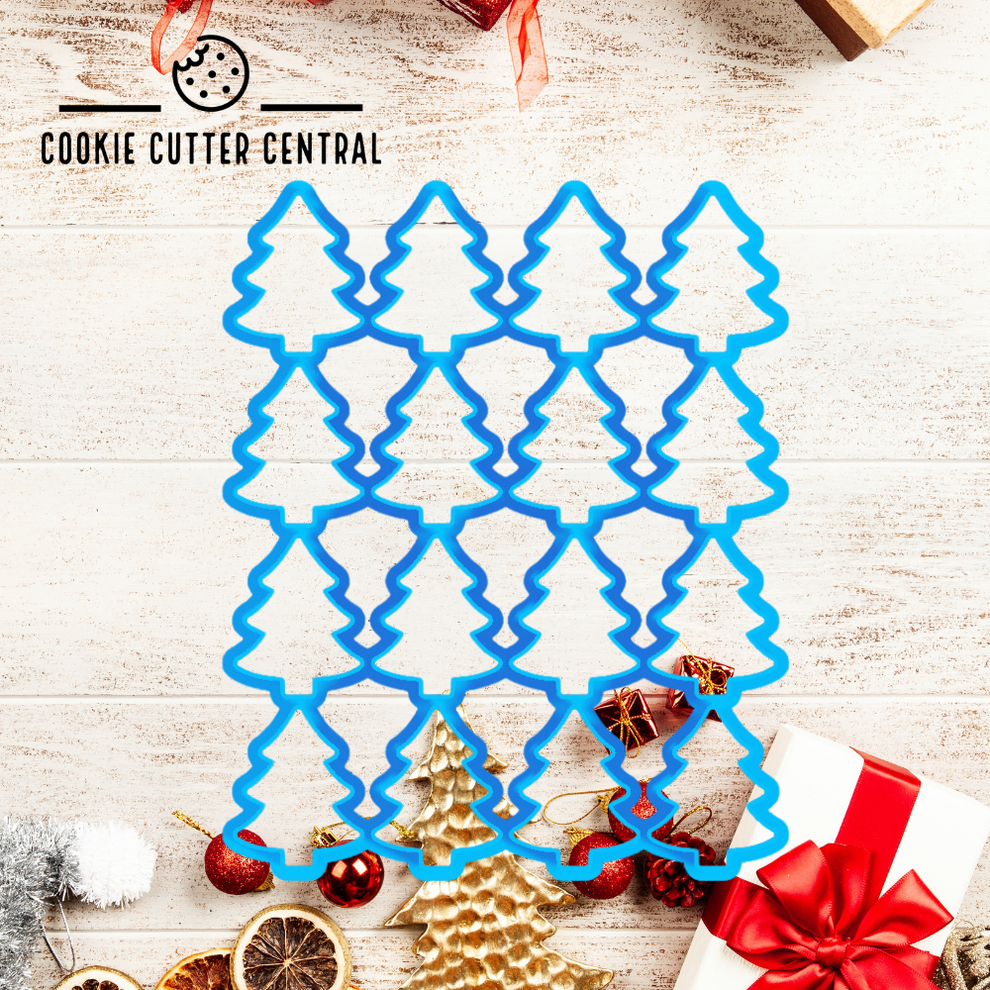 Mini Christmas Tree Cookie Multi Cutter – Cookie Cutter Central