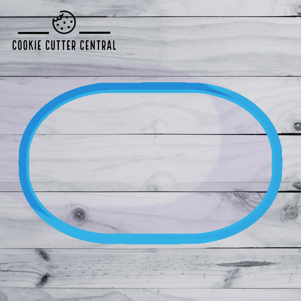 Rounded Rectangle Cookie Cutter - 5.5cm x 9.5cm – Cookie Cutter Central
