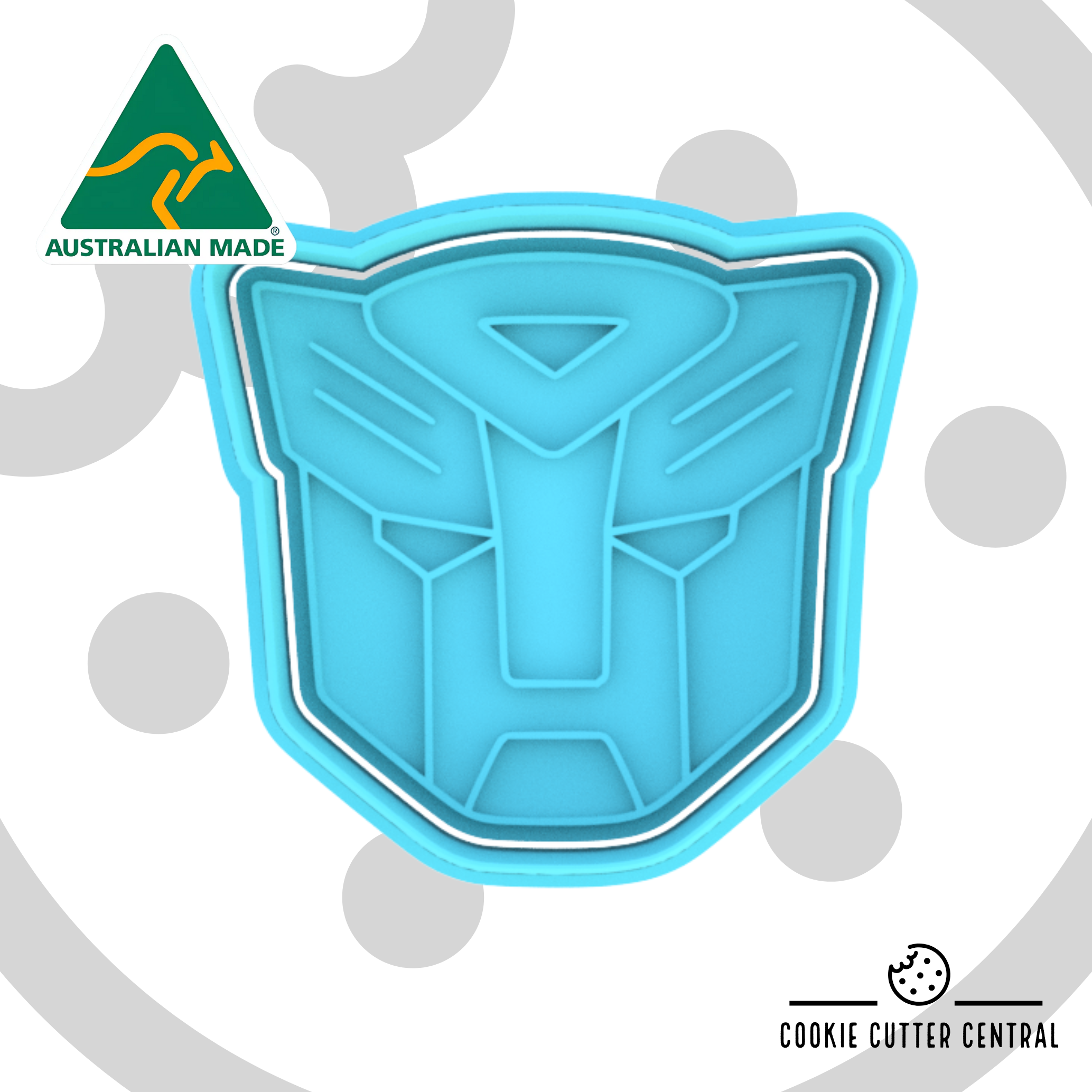 Transformers Autobot Cookie Cutter and Embosser - 6.4cm x 6.7cm ...