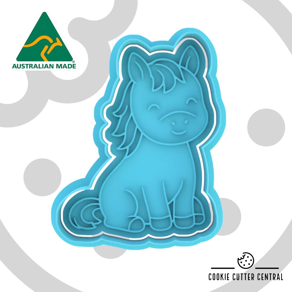 Chinese New Year - Horse Cookie Cutter and Embosser - 8.1cm x 6.2cm ...