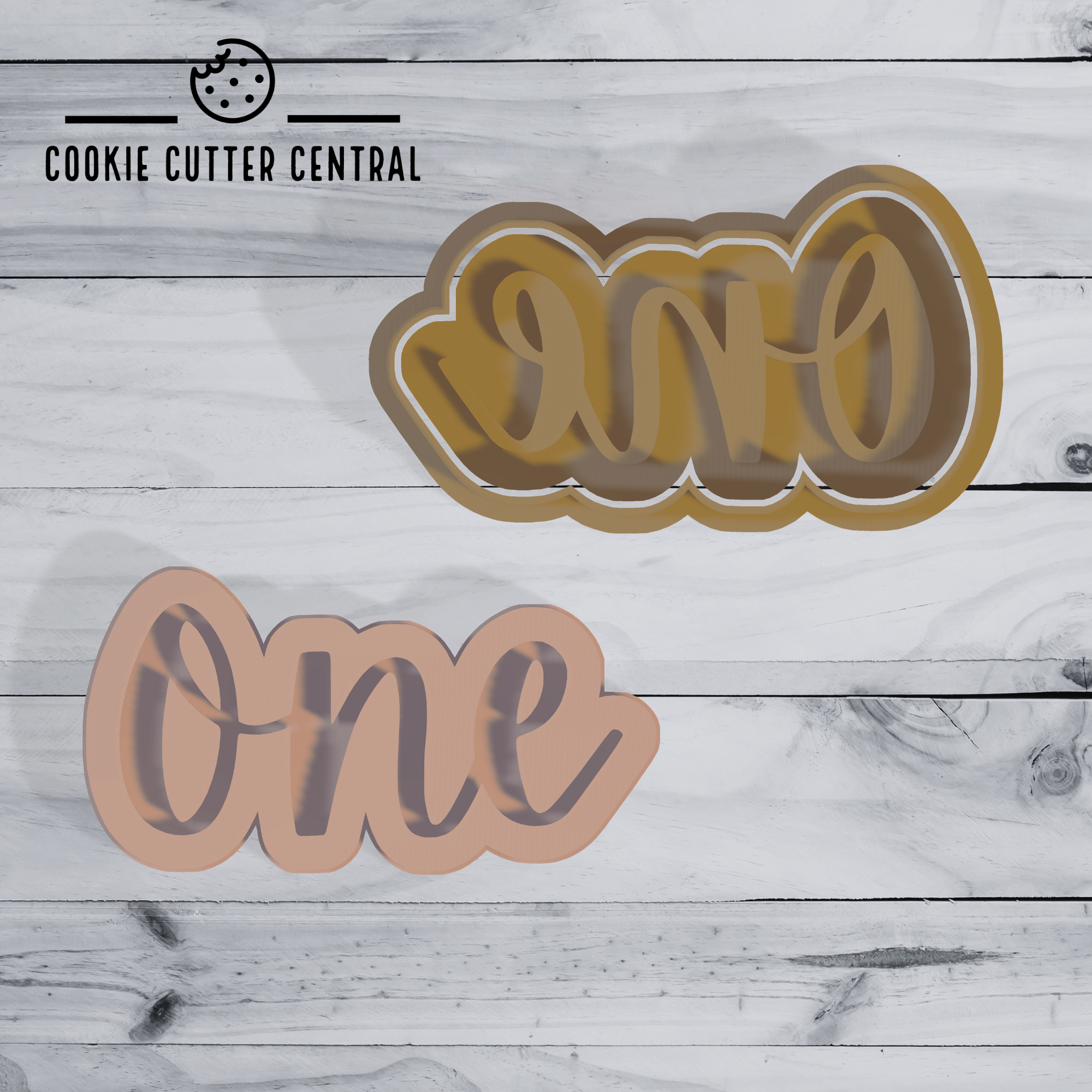 One Cursive Cookie Cutter and Embosser - 4.8cm x 9cm – Cookie Cutter ...